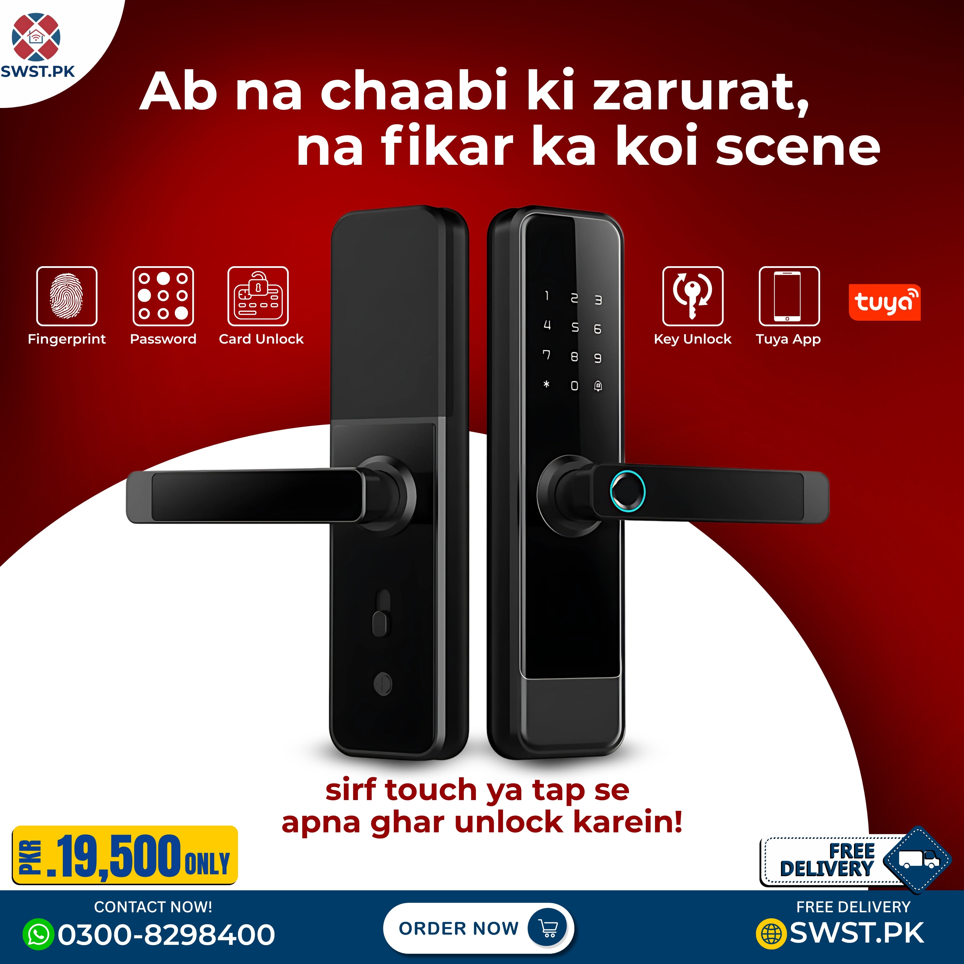 Apne Ghar Ko Smart aur Secure Banayein – Tuya Smart WiFi Door Lock ke ...